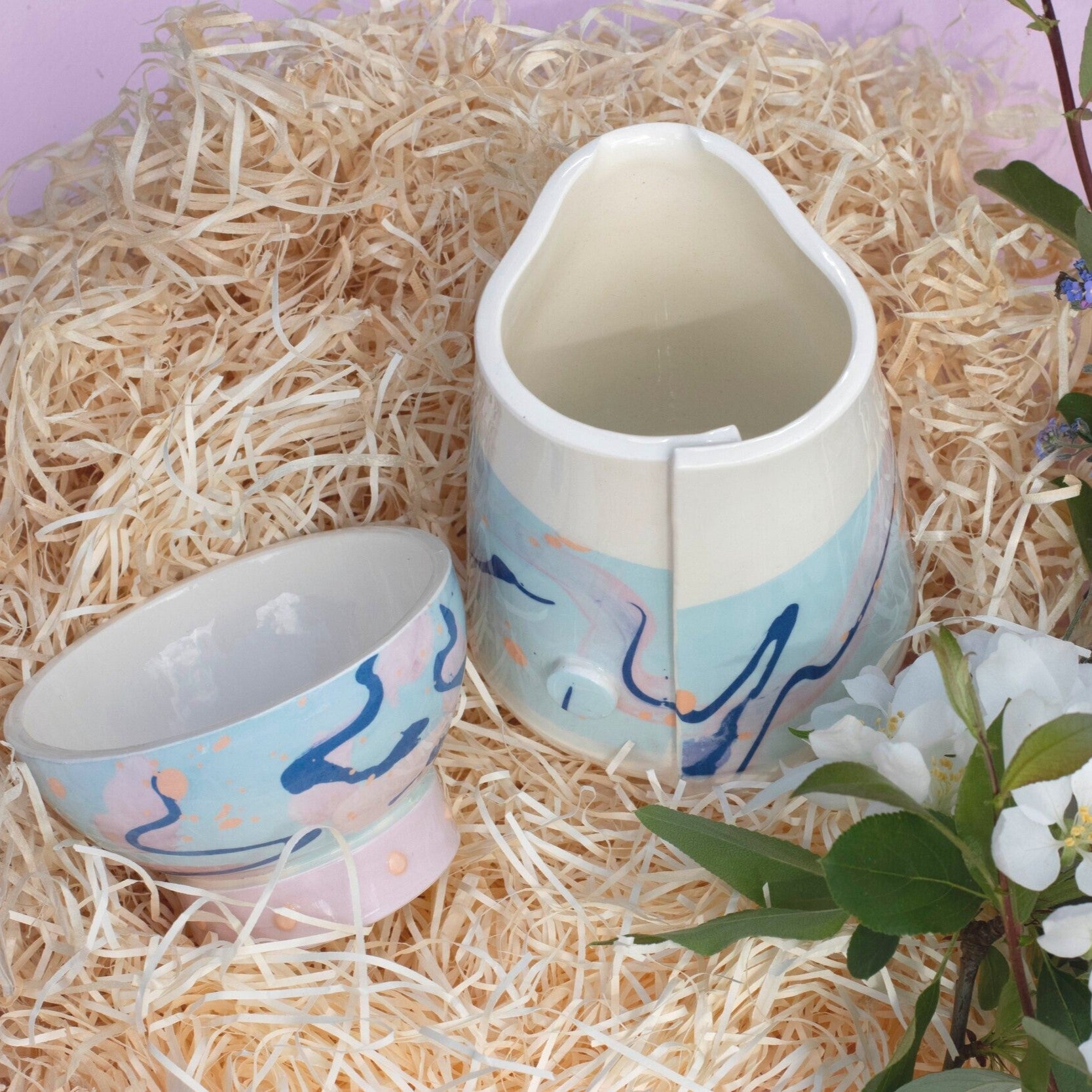 Aoife Slattery - Sugar Bowl and Jug – The Hunt Museum